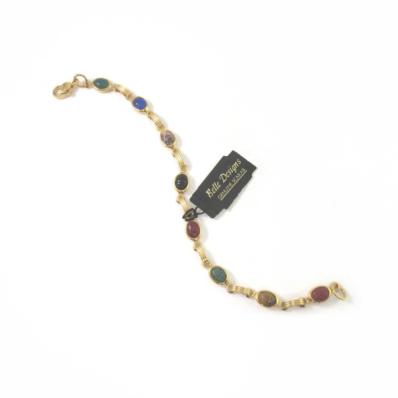 Scarab Vintage Bracelet - Etsy