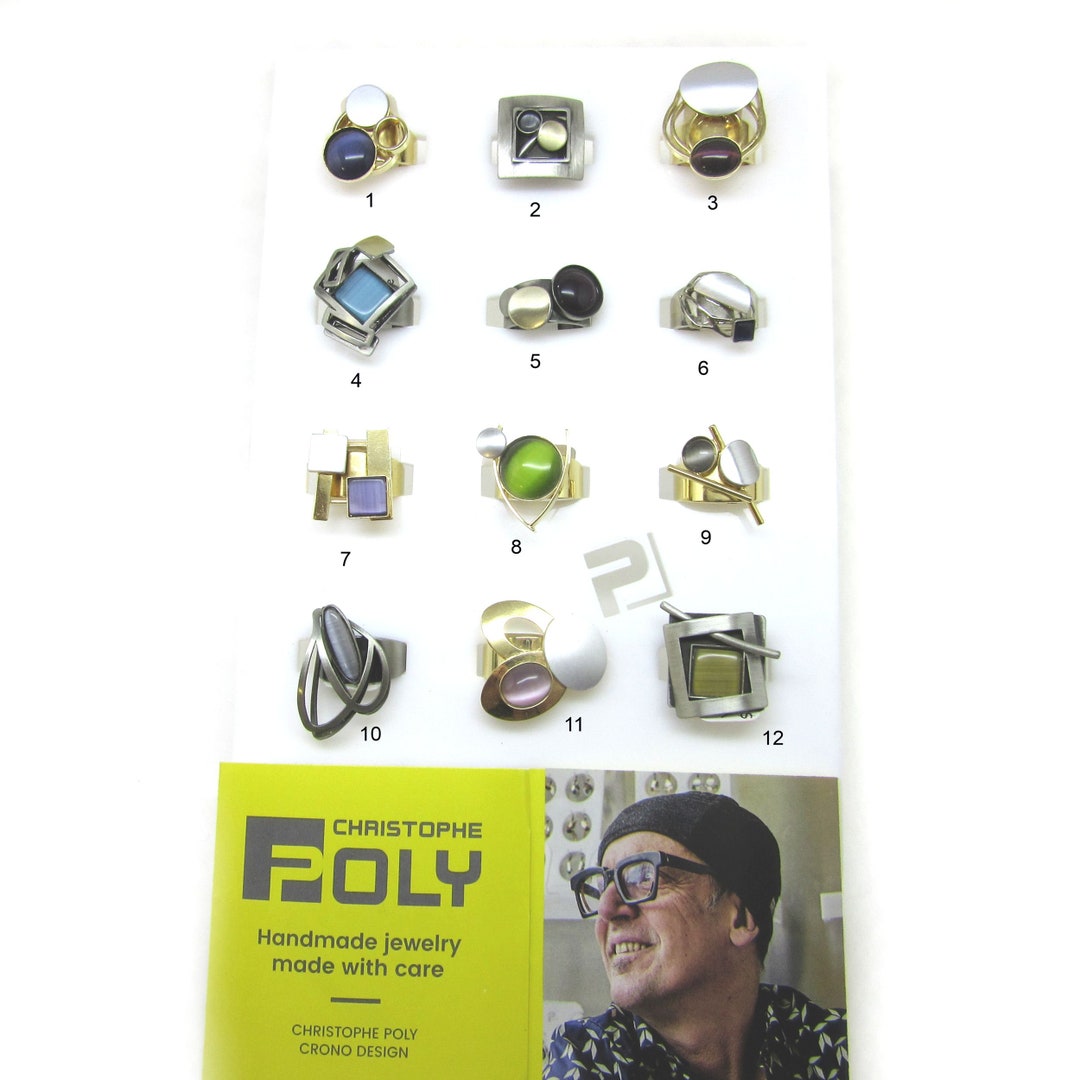 Handmade Christophe POLY Rings - Small Sizes (12 Styles to Choose From ...