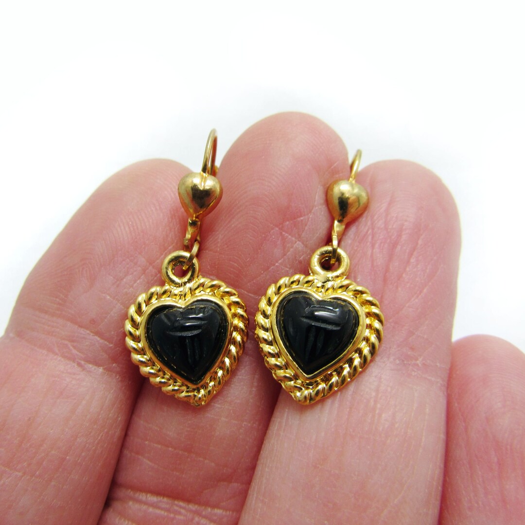 Vintage Egyptian Revival Belle Designs Gold-plated Leverbacks With ...