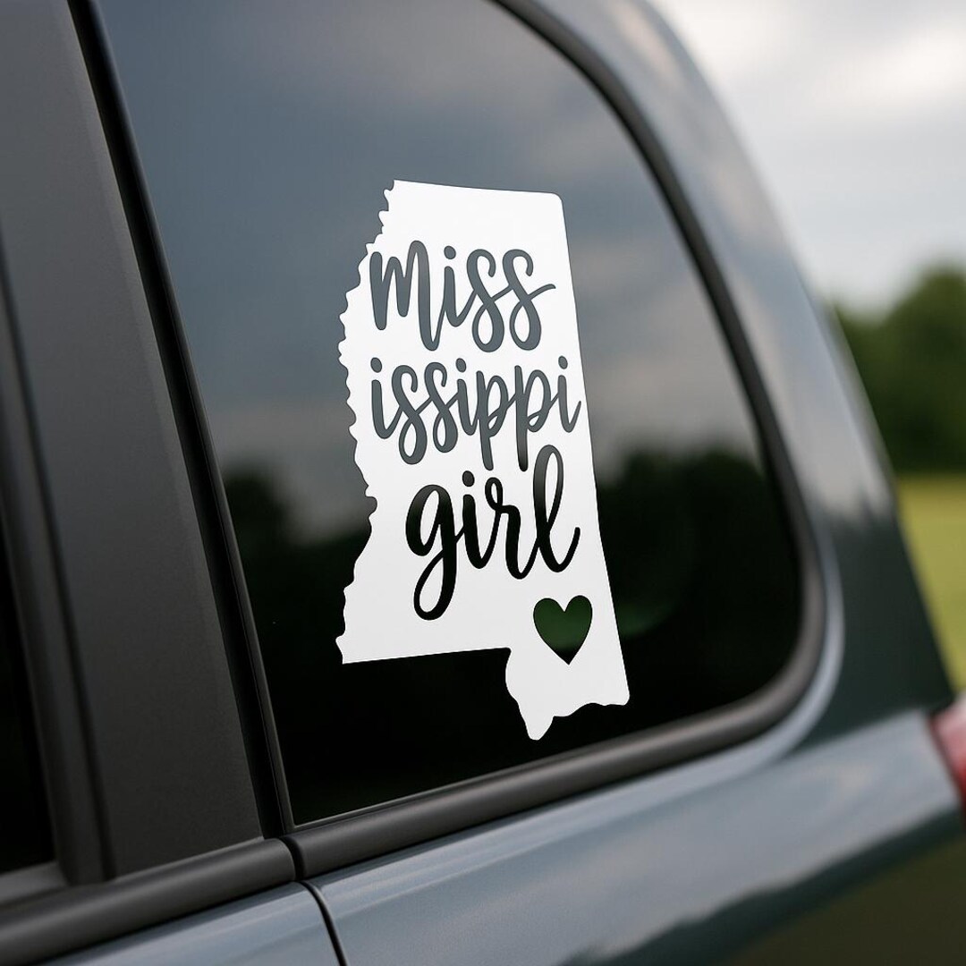 Mississippi Girl Decal - Mississippi Decal - Mississippi Girl Laptop ...