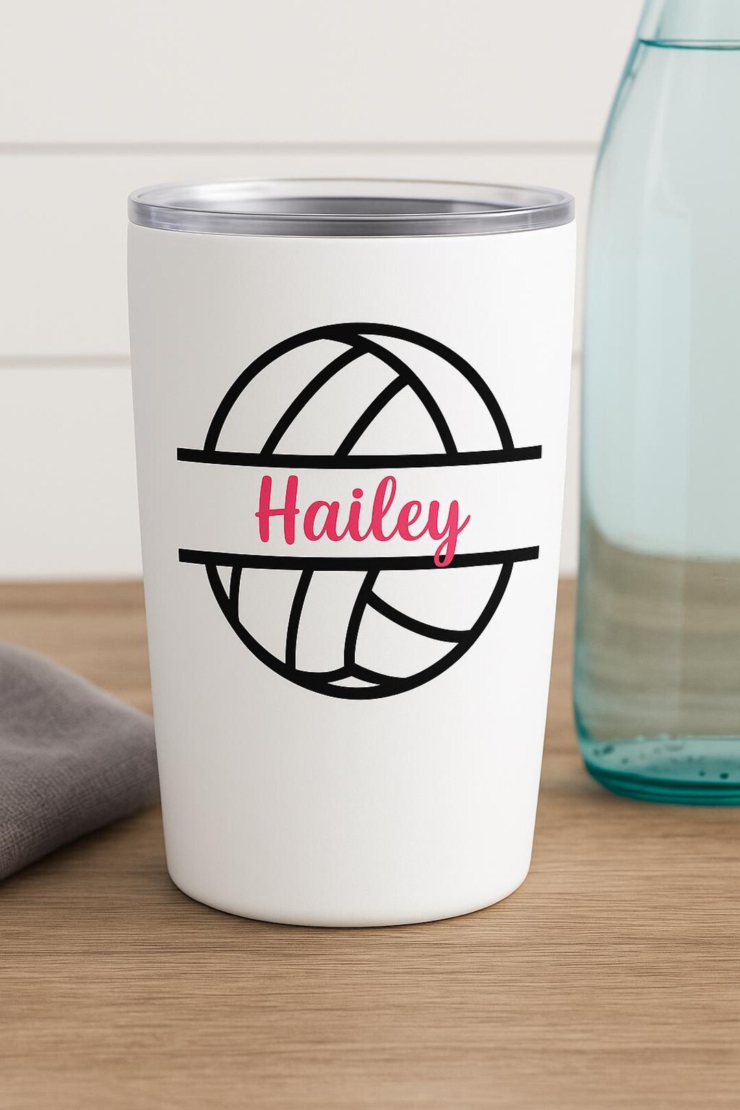 Personalized Volleyball Monogram Decal – Custom Name Vinyl Sticker for ...