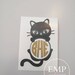 Cat Decal - Cat Monogram Decal - Cat Car Decal - Personalized Monogram ...