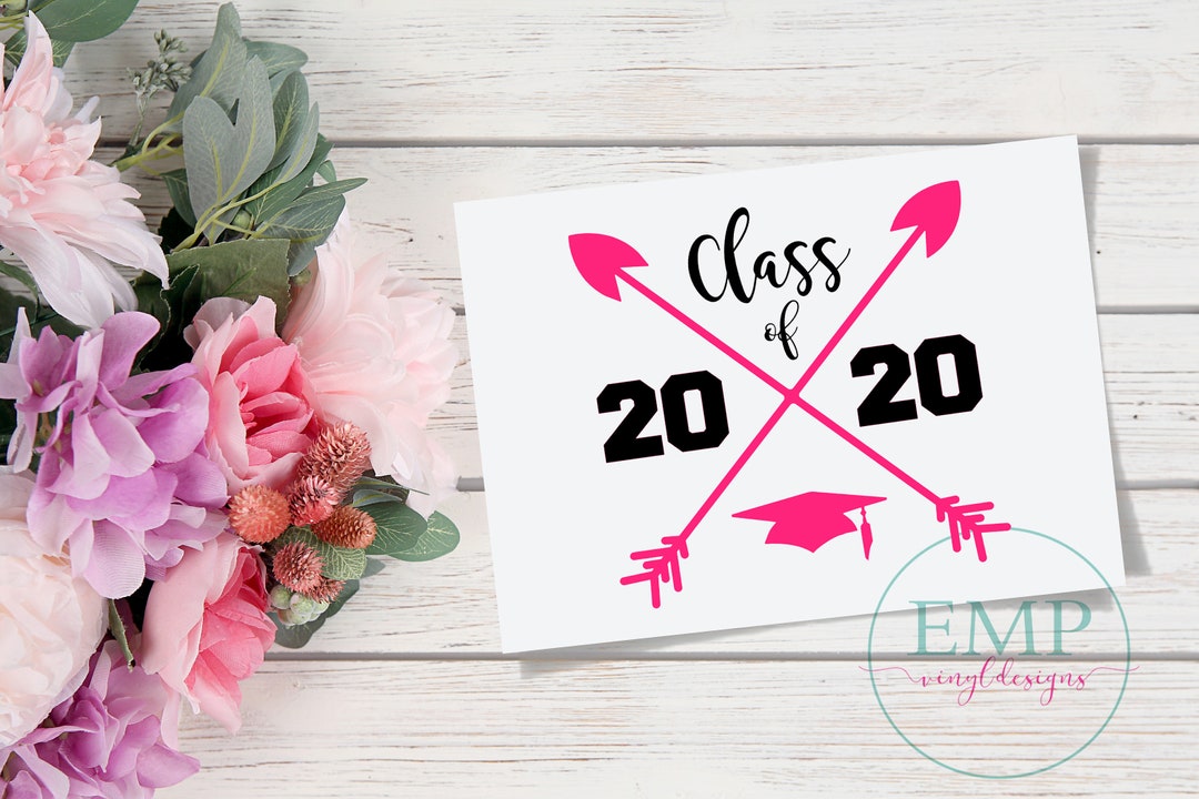Graduation Cap Decal - Class of 2020 Decal - Graduation Sticker ...