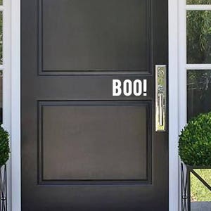 Boo Decal - Halloween Door Decal - Halloween Decal - Boo Door Decal ...