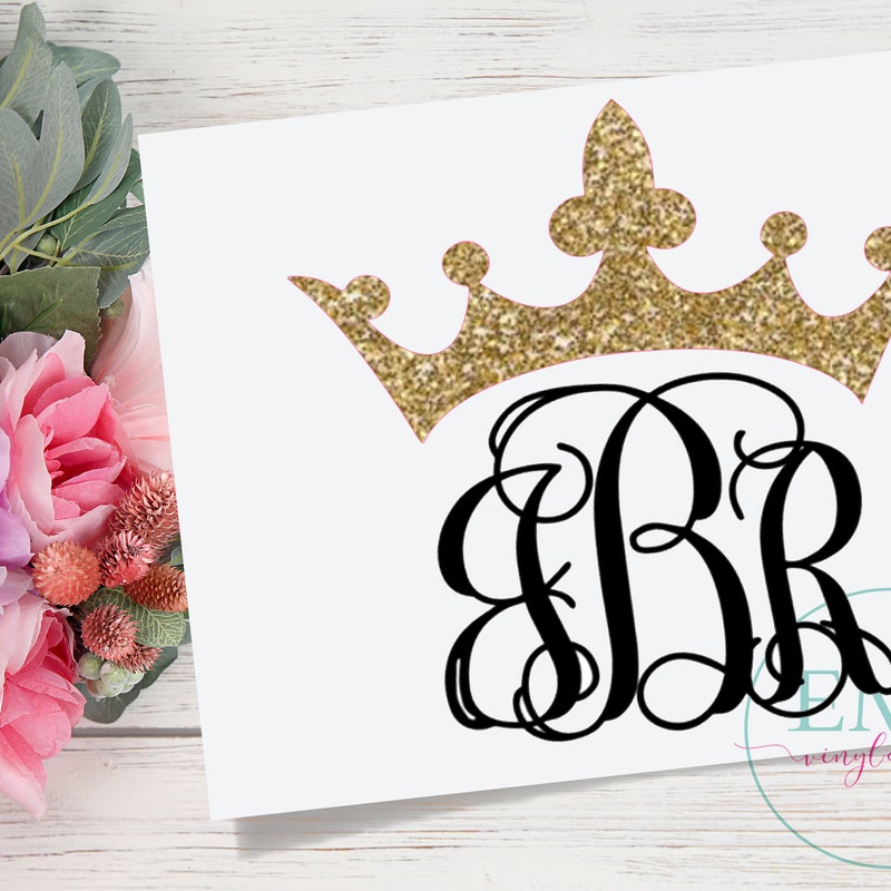 Monogram Crown - Etsy