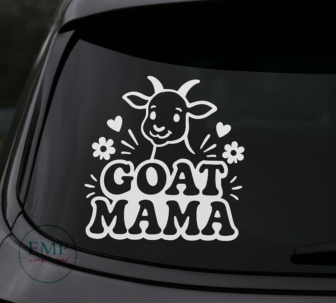 Goat Mama Decal - Car Decal - Goat Decals - Cup Decal - Animal Decals ...