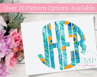 4 Initial Monogram | Etsy