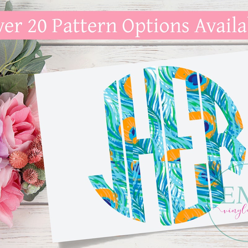 4 Initial Monogram - Etsy