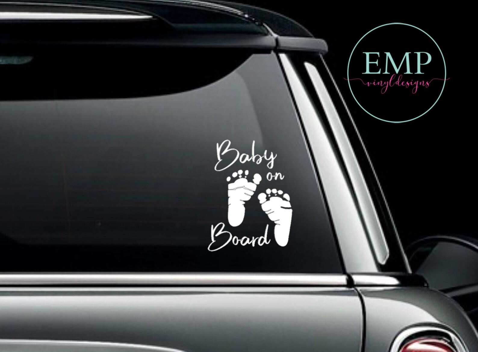 Baby on Board Car Decal Baby in Car Decal New Mom Decal | Etsy