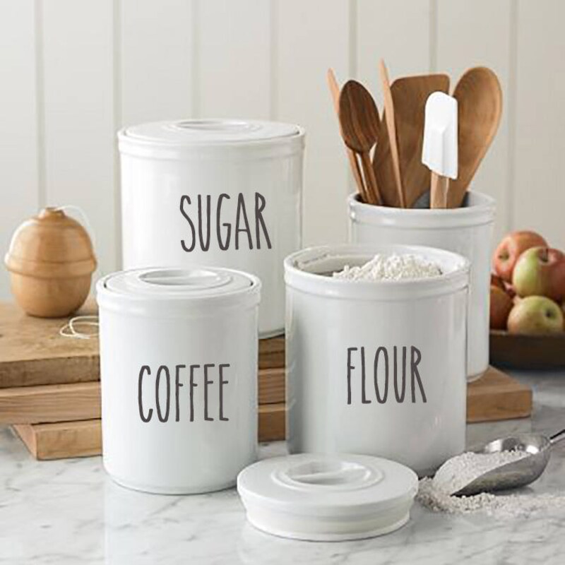 Canister Decal - Etsy