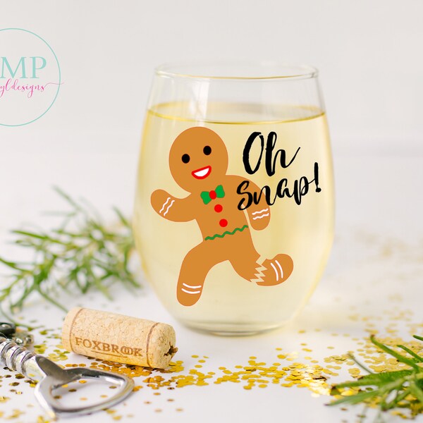 Reindeer Wine Glass - Etsy