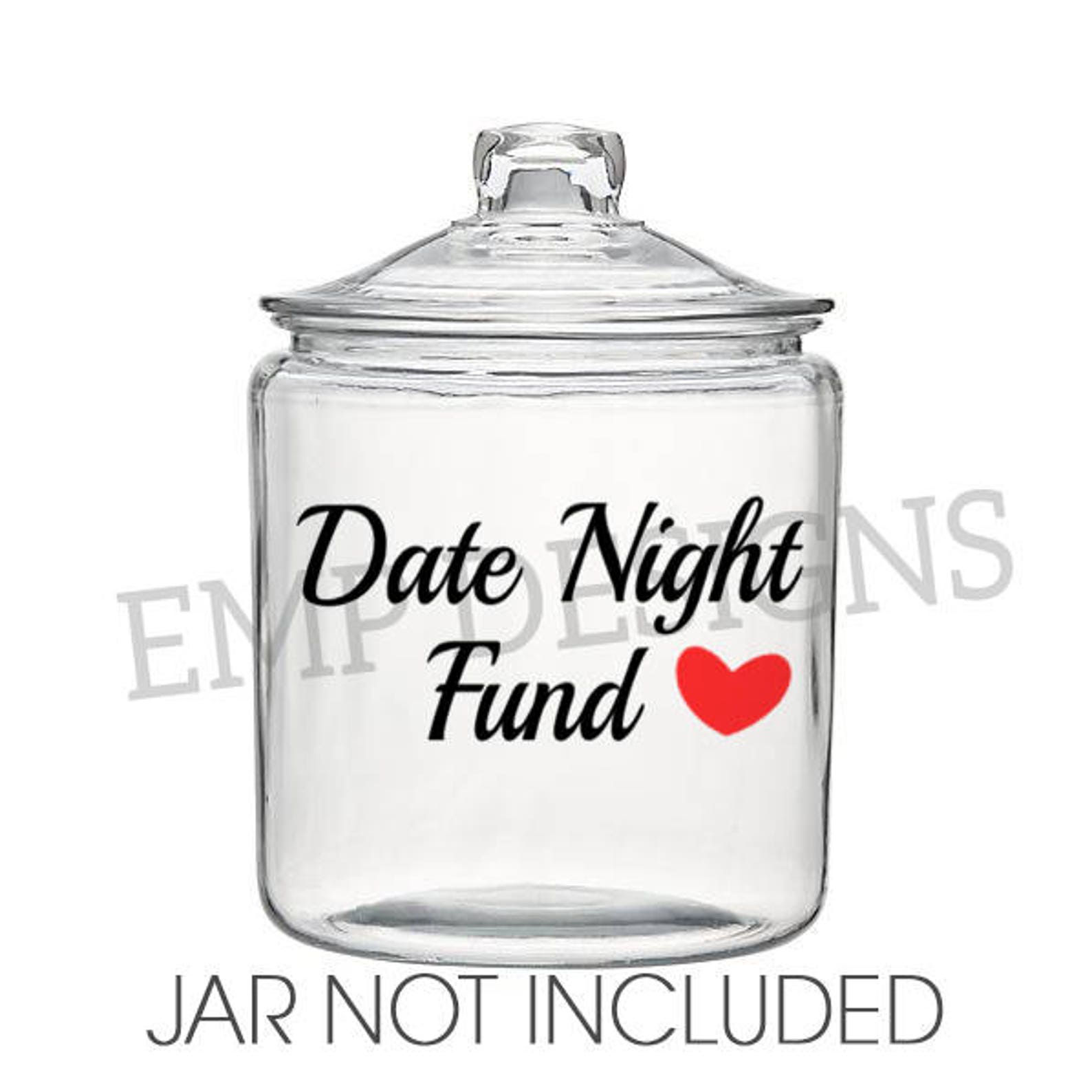 Date Night Fund Vinyl Decal Icon Vinyl Decal Date Night | Etsy