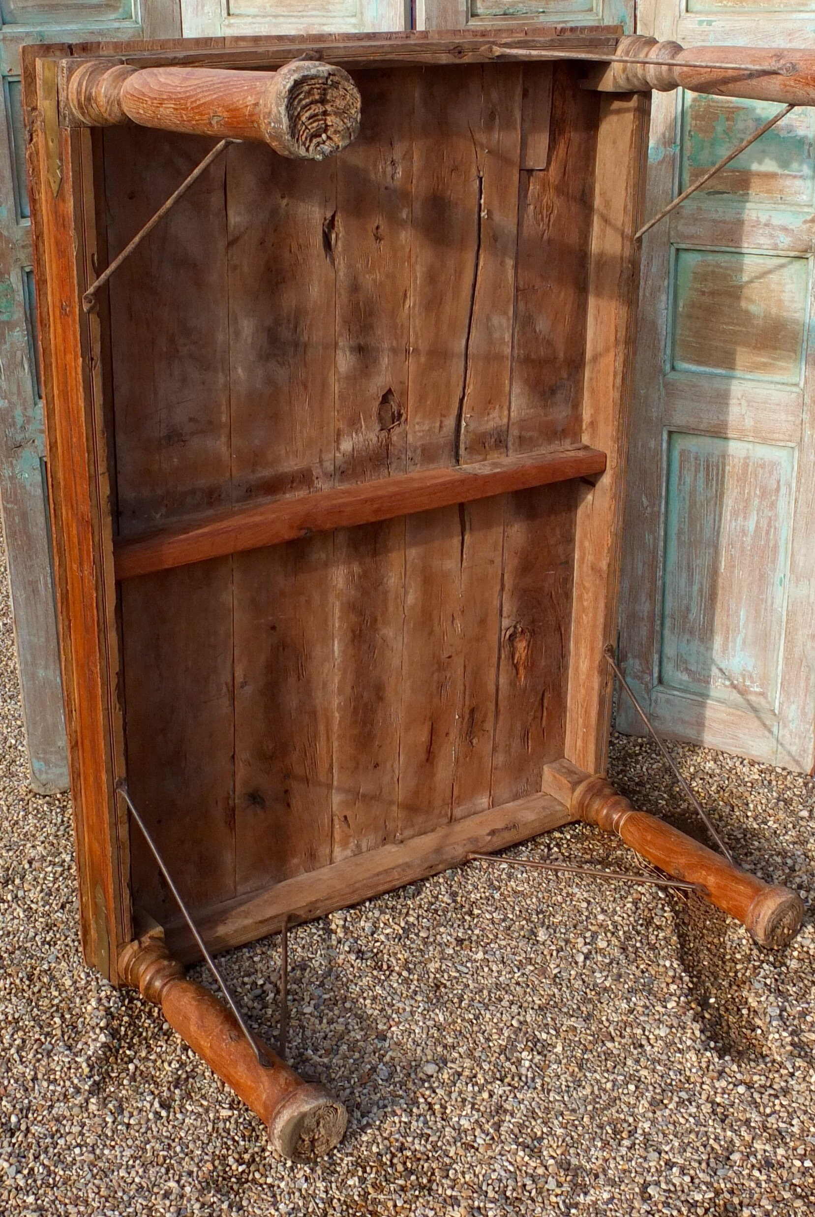 Large Antique Indian Teak Thakat Table - Etsy