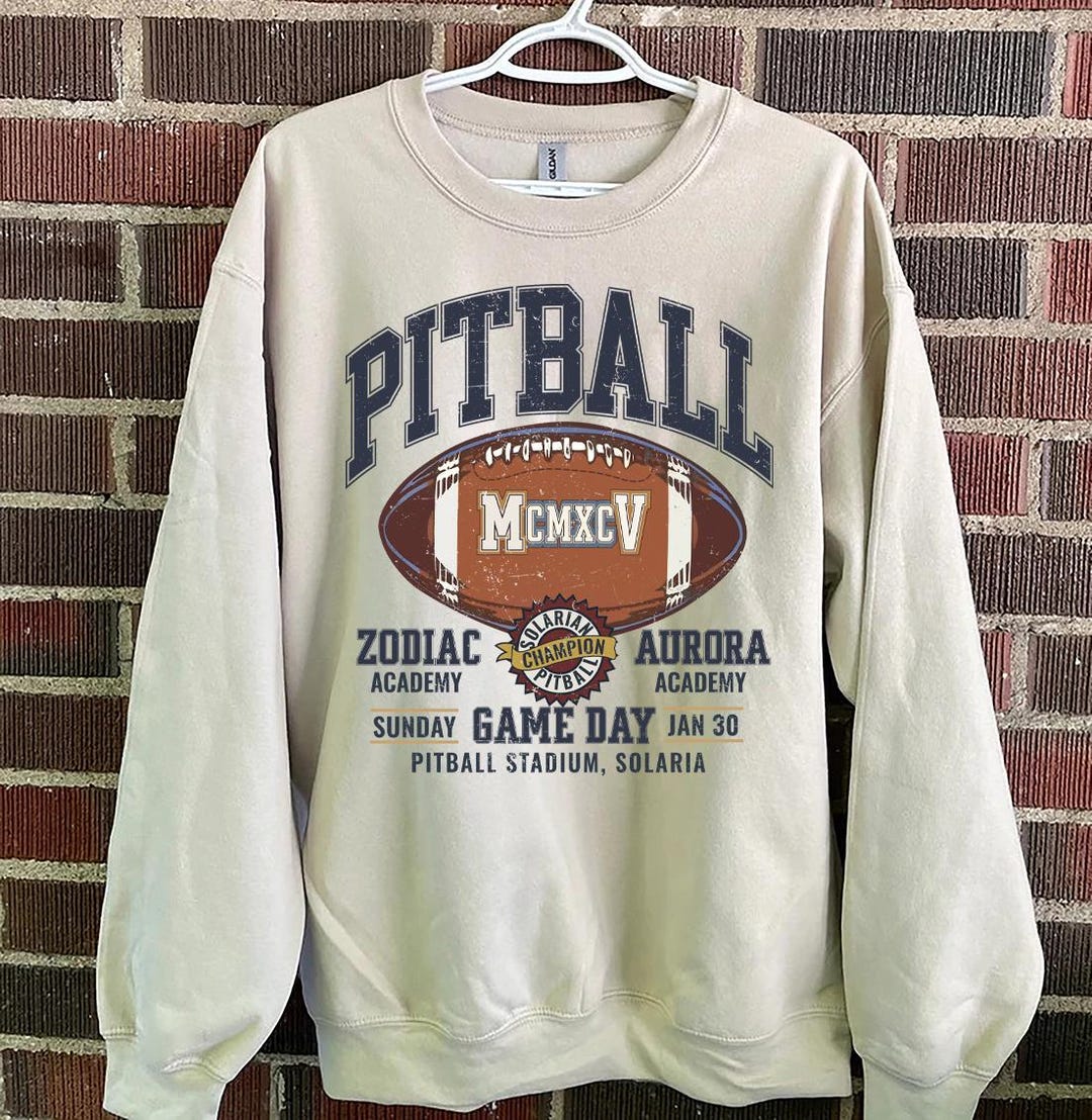 Vintage Pitball Sweatshirt LICENSED Zodiac Academy Merch Lance Orion ...