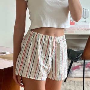 Scandi Boxer Shorts Sewing Pattern PDF: Mini Shorts Pajamas (sizes XXS ...