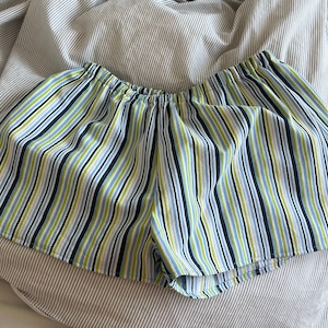 Scandi Boxer Shorts Sewing Pattern PDF: Mini Shorts Pajamas (sizes XS ...