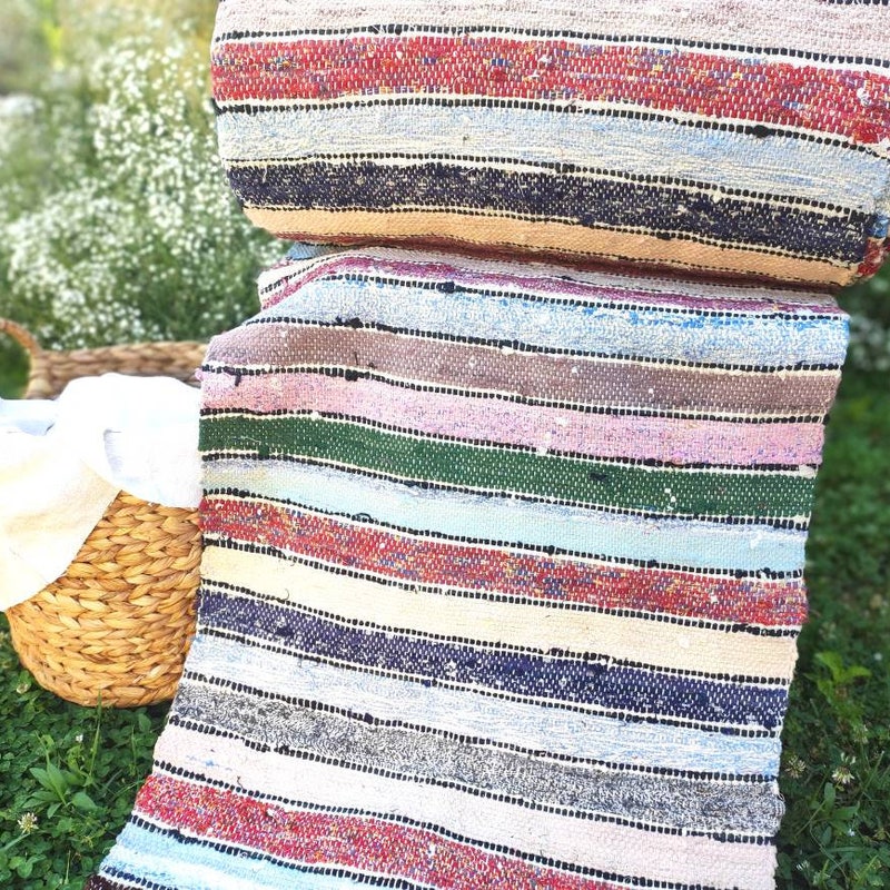 Country Rag Rug - Etsy