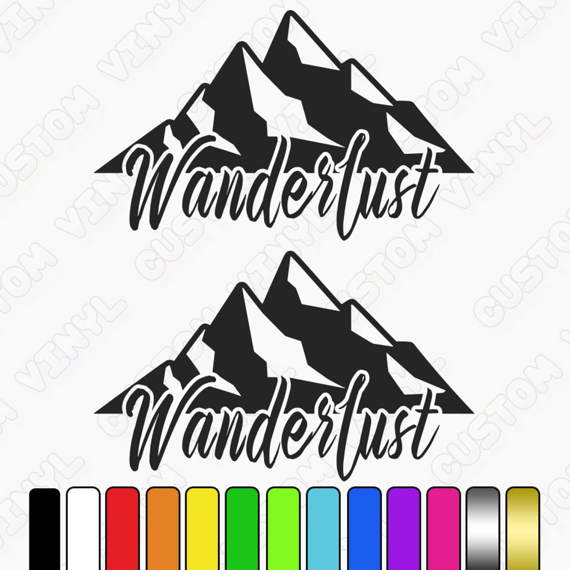 Mountain Decal Wanderlust Decal Adventure Decal Nature | Etsy