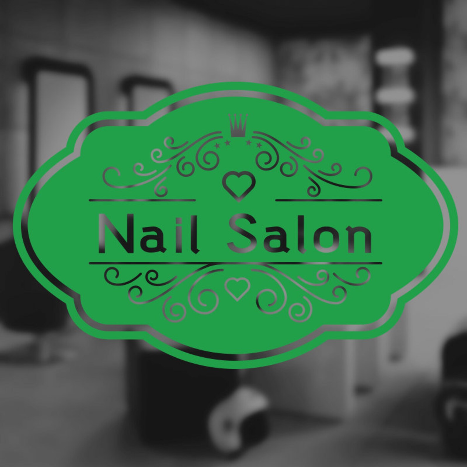 Nail Salon Wall Decal Custom Nail Salon Sign/prints/art Vinyl - Etsy