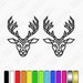Geometric Stag Decal, Geometric Decal, Stag Laptop Decal, Nature Decal ...
