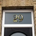 Custom Fanlight Door Number With a Bold Black Shadow, Classic Victorian ...