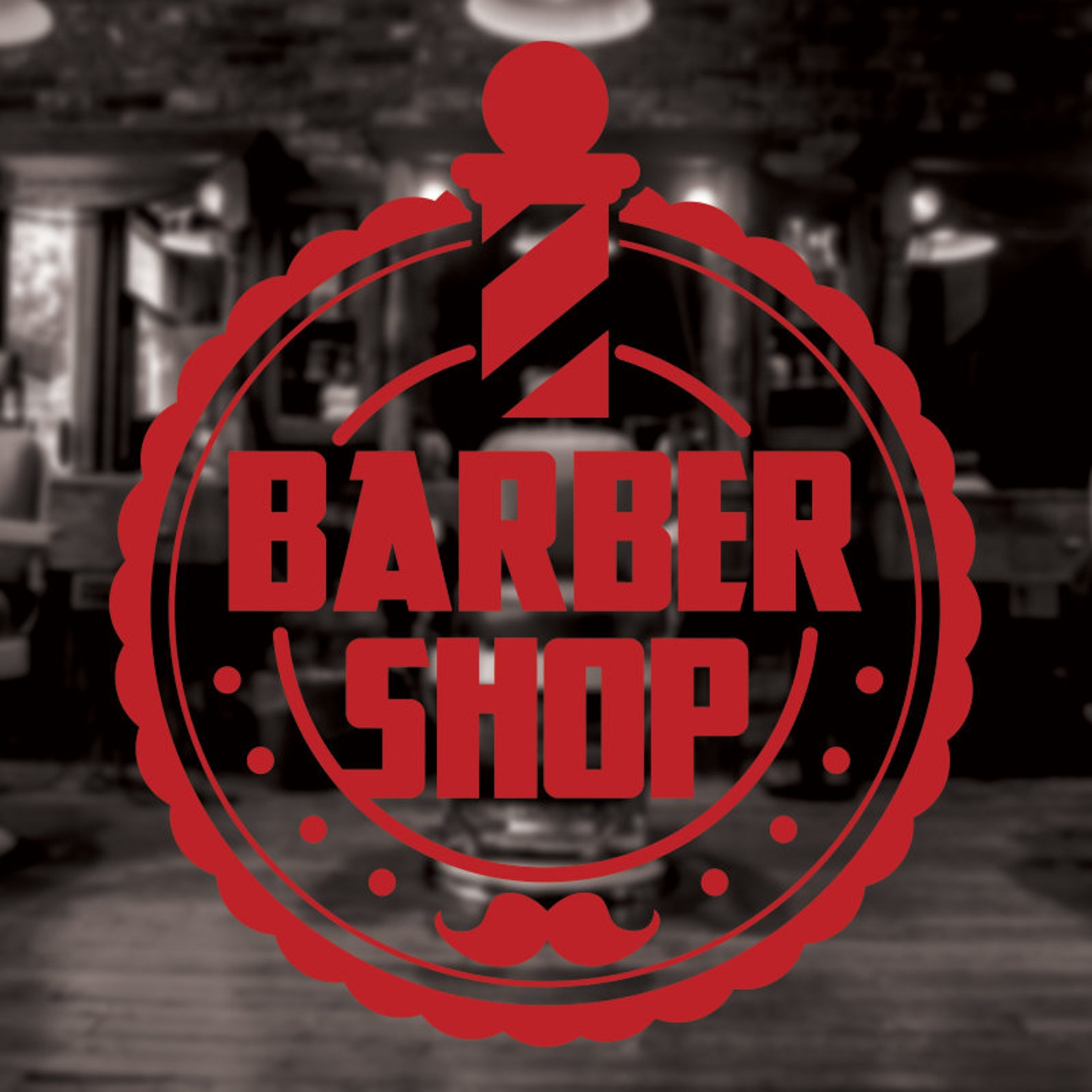 Turkish Barber Decal Shop Wall Sticker Traditional Barbers - Etsy
