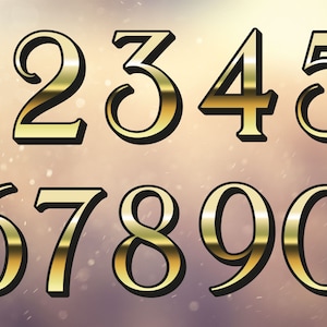 Custom Victorian Style Fanlight Window Number, Gold Leaf Effect - Etsy