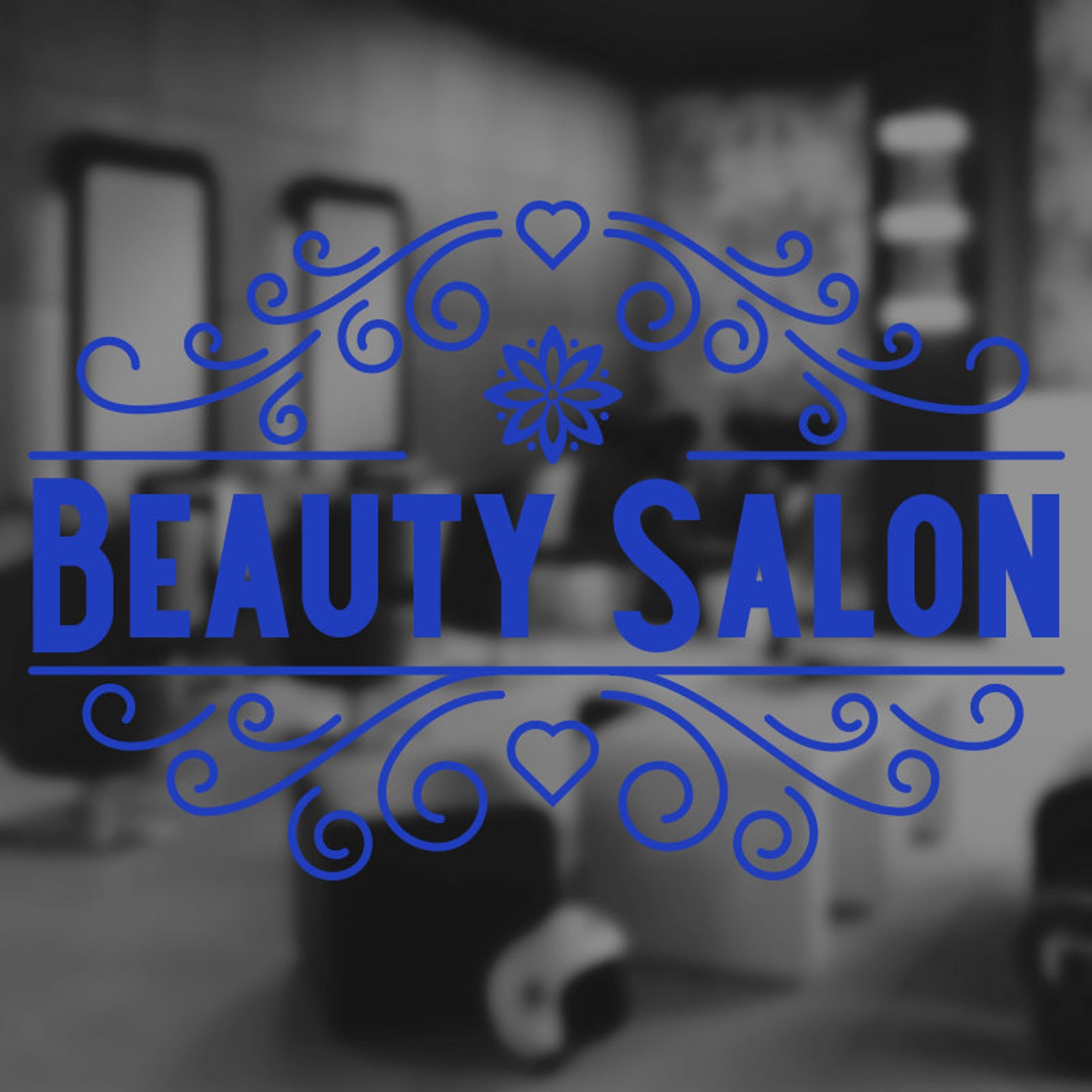 Beauty Salon Decal Beauty Salon Sign Shop Wall | Etsy UK