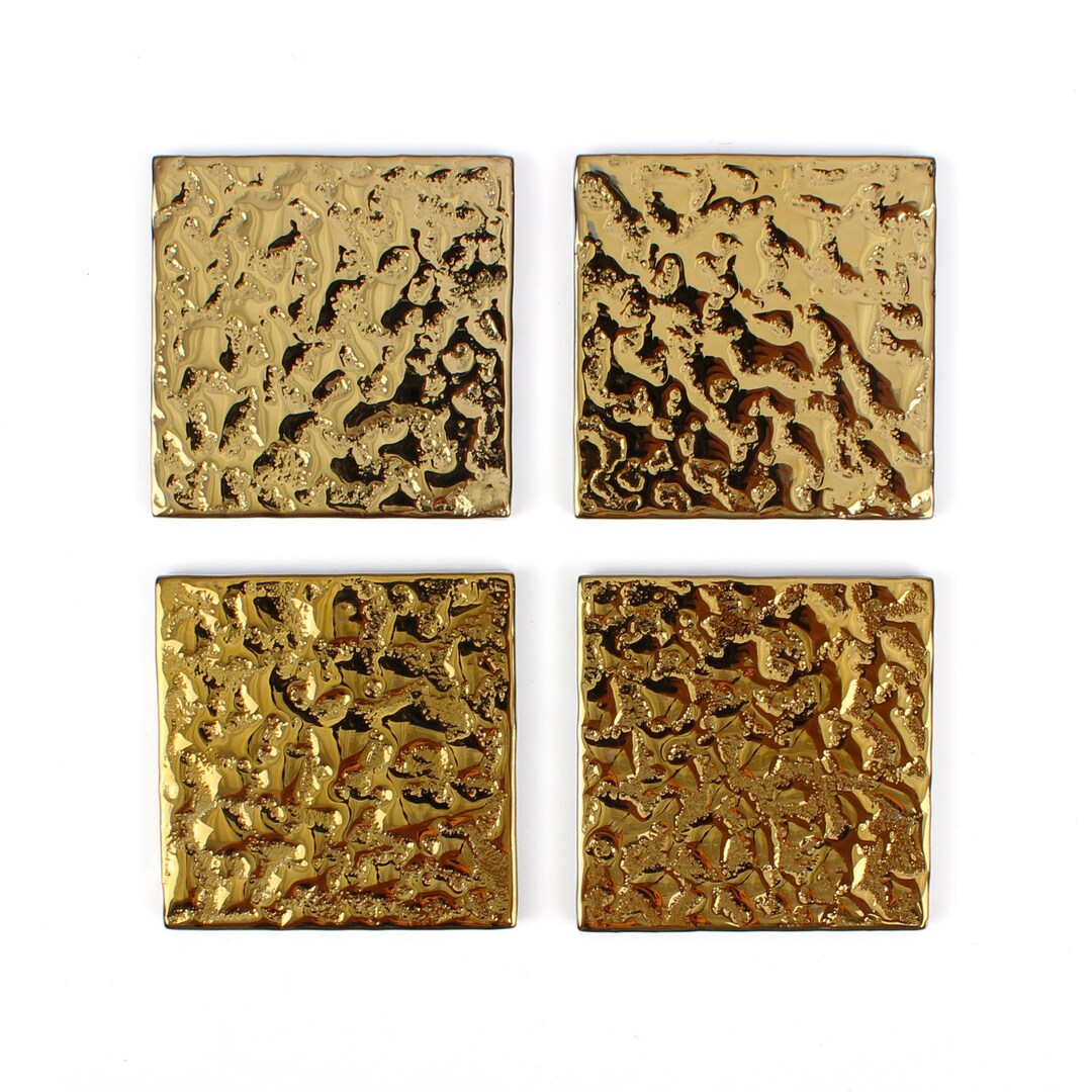 Gold Bubble Mosaic Tile - Etsy