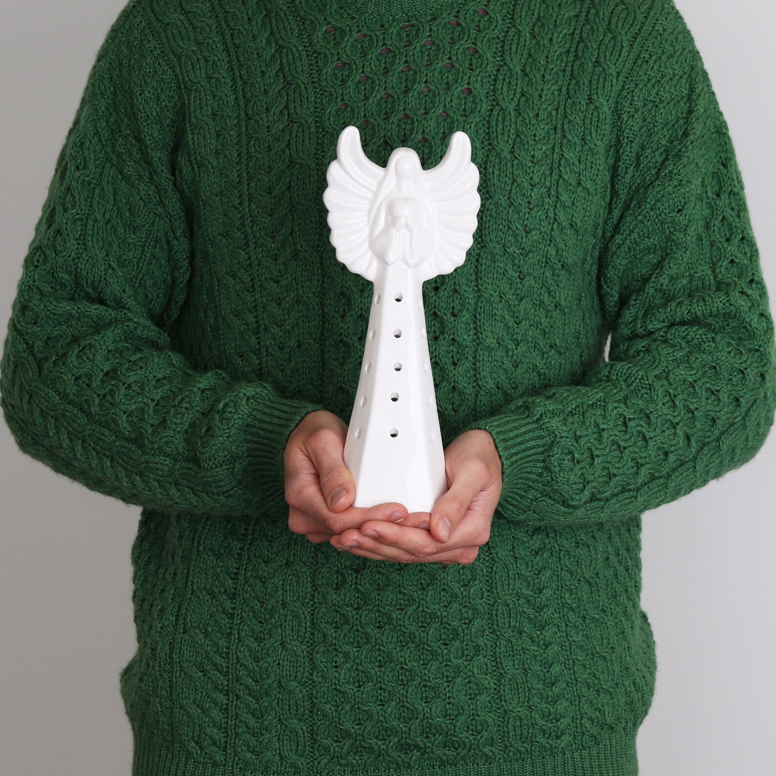 Ceramic Christmas Angel White Ceramic Angels Angel - Etsy