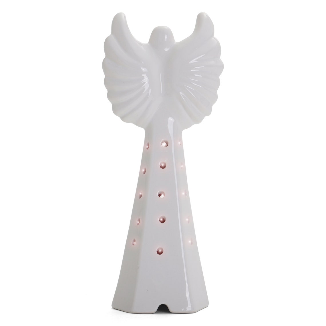 Ceramic Christmas Angel White Ceramic Angels Angel - Etsy