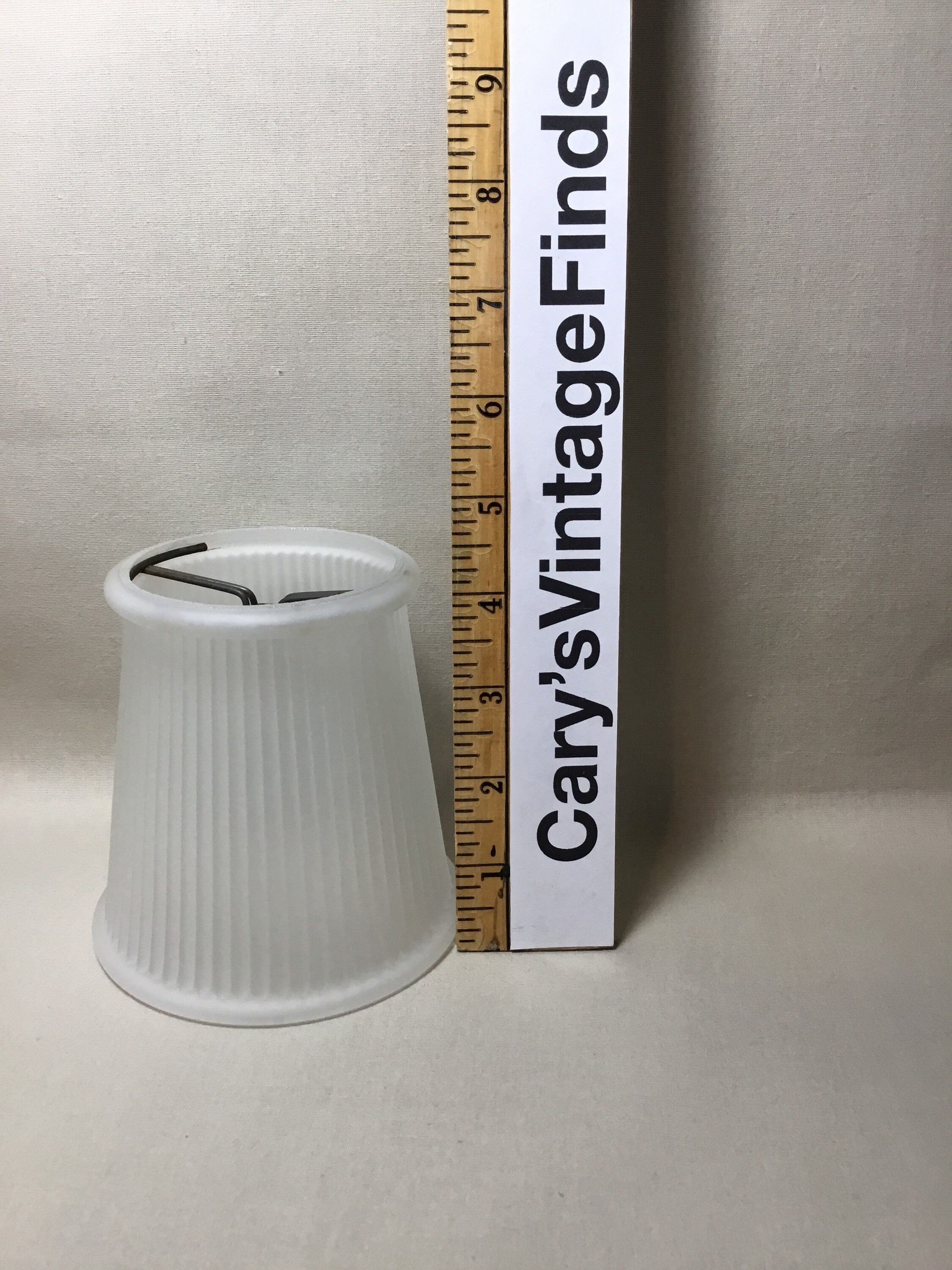 Vintage Satin Glass Lampshade - Etsy