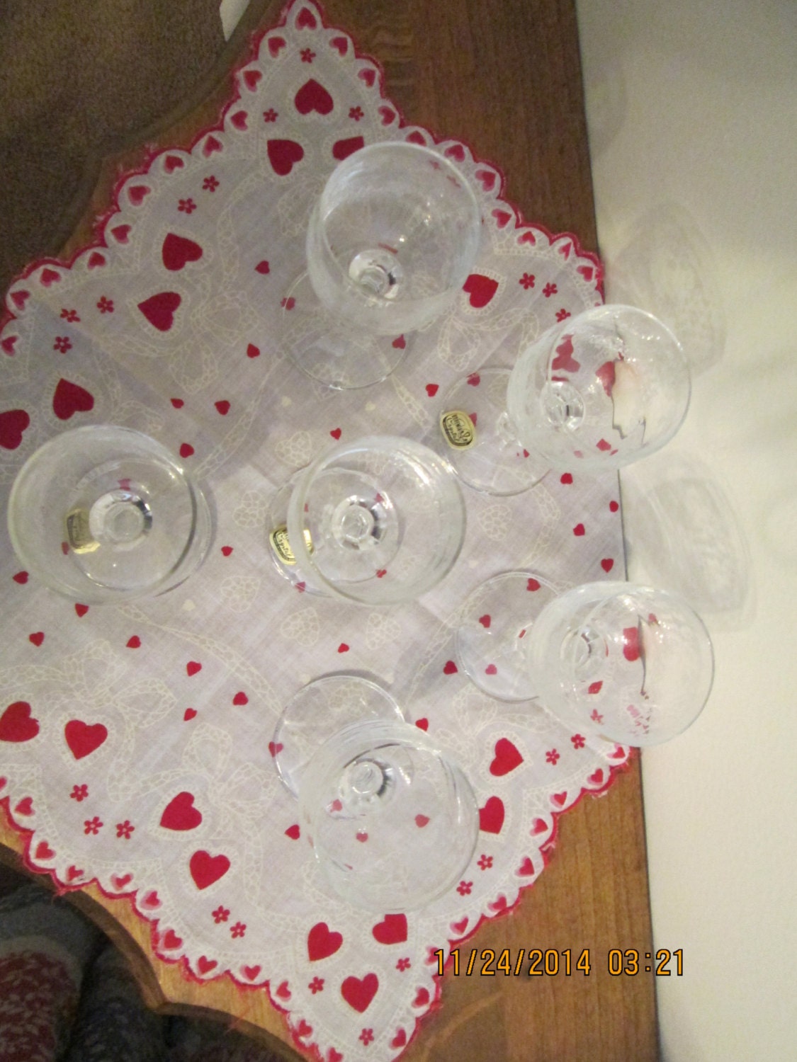 Bohemia Etched Crystal Cascade Cordials Glass - Etsy