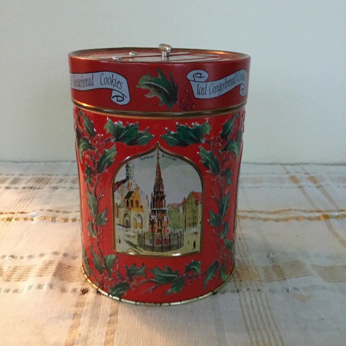 Vintage German Tin Music Box - Etsy