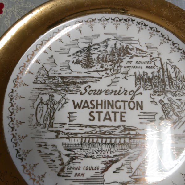 Souvenir Washington State Plates - Etsy