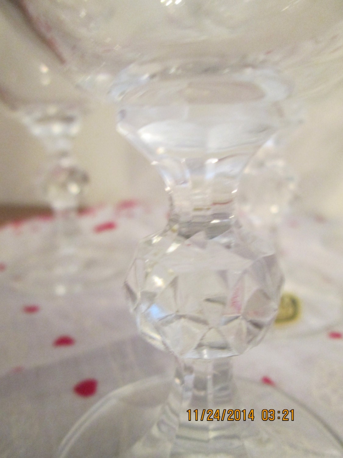 Bohemia Etched Crystal Cascade Cordials Glass - Etsy