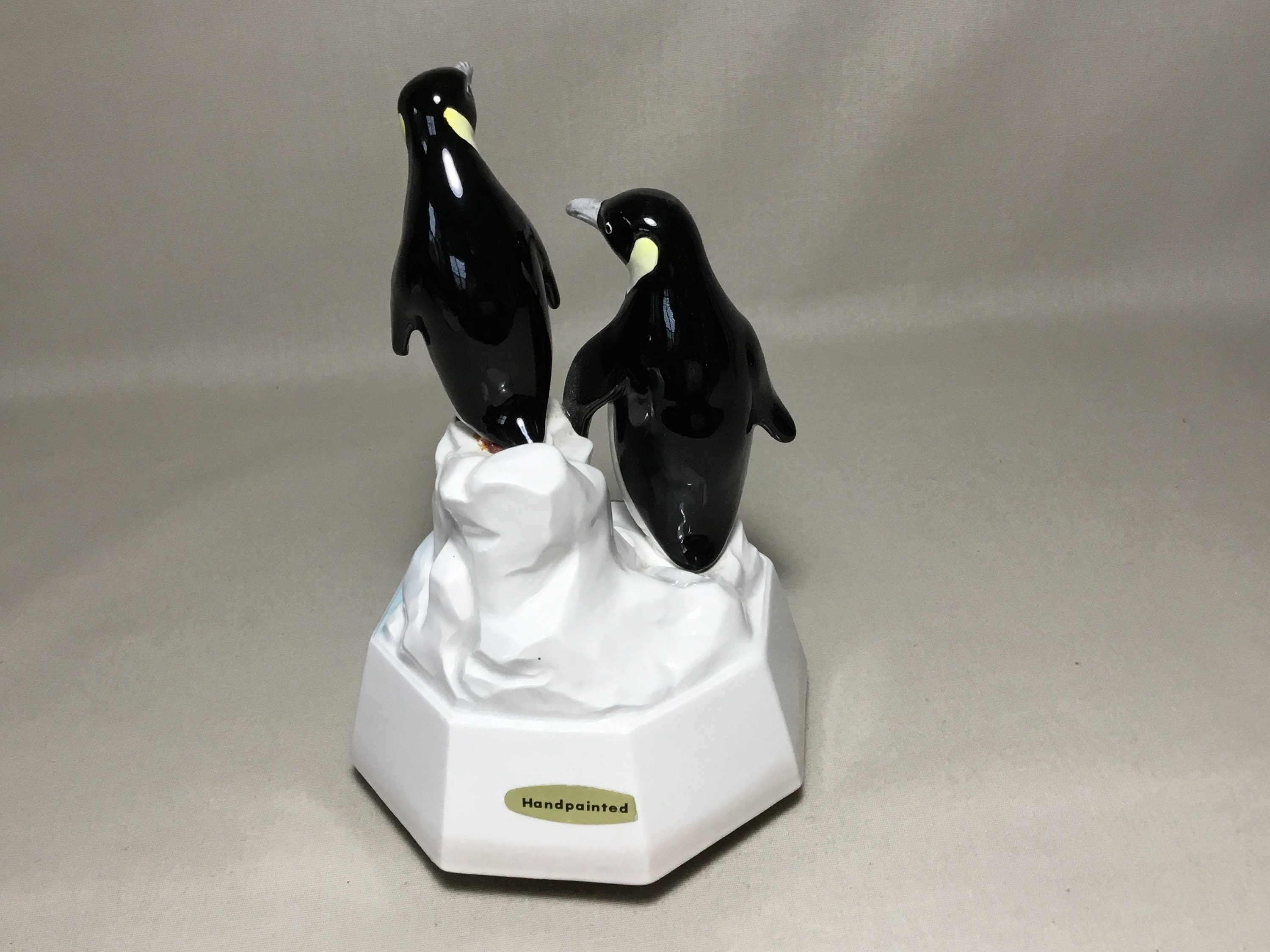 Vintage Otagiri Penguin Music Box - Etsy