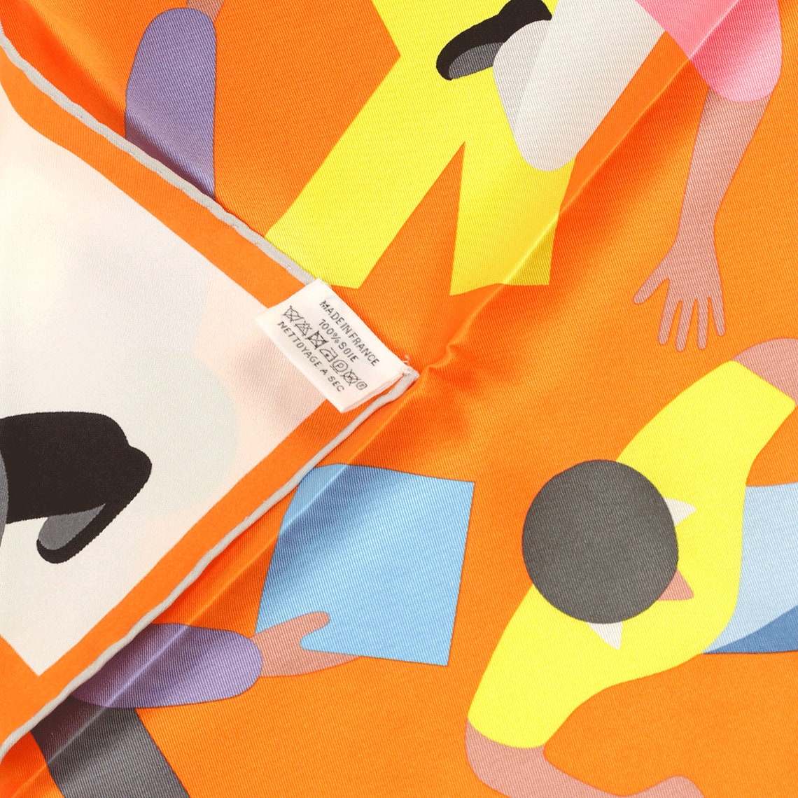 Hermes Scarf hommage a Gene Kelly by Geoff Mcfetridge 70cm Silk Carre ...