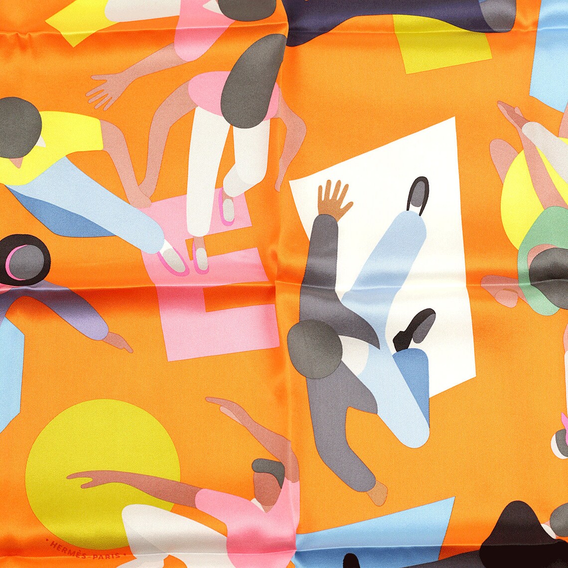 Hermes Scarf hommage a Gene Kelly by Geoff Mcfetridge 70cm Silk Carre ...
