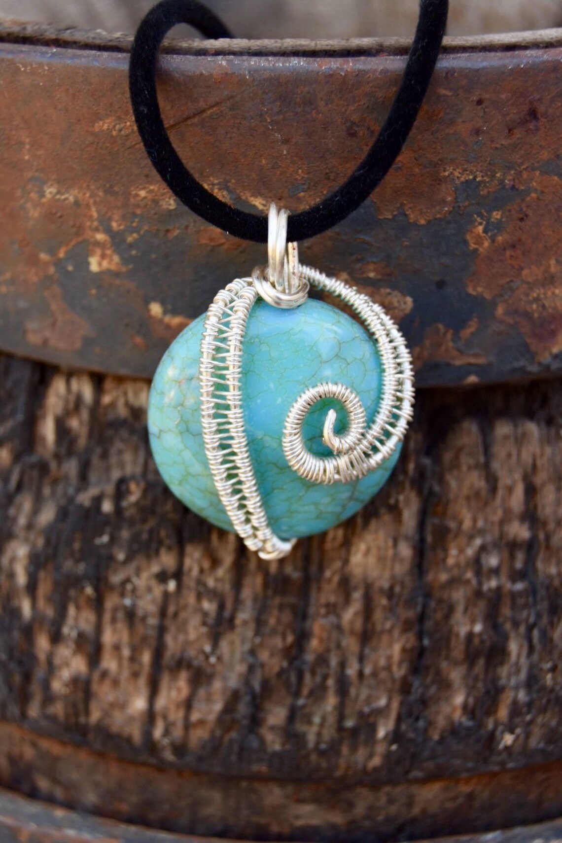 Gemstone Wire Wrapped Pendant/wire Wrapped Stones/limited Item/gemstone ...