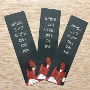 Happiness Bookmark, Black Girl Bookmark, Book Worm Gift, Book Lover ...