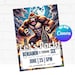 King Kong Birthday Invitation: Kid Party Invite, Editable Canva ...