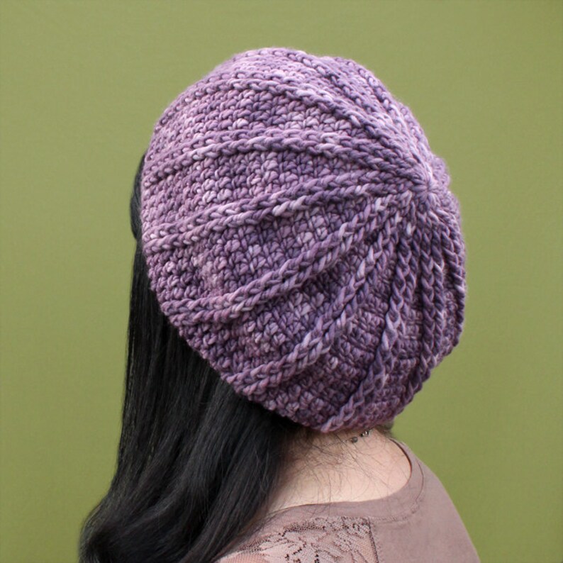 Crochet Pattern - Ferris Wheel Slouchy Hat - PDF - Etsy