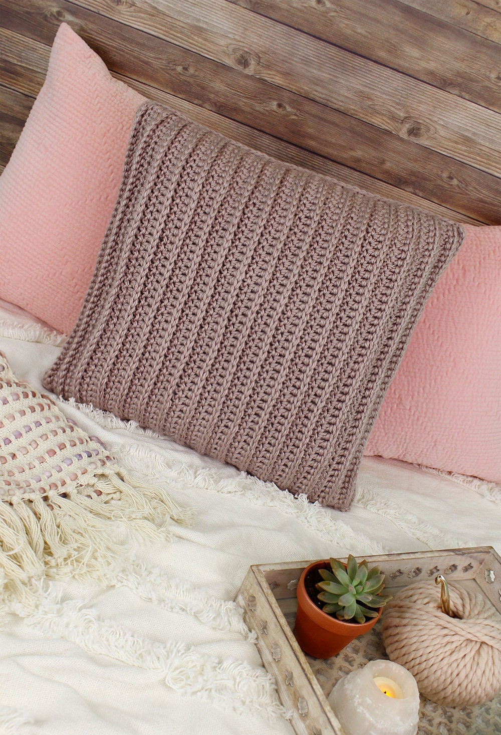 Crochet Pattern - Highland Ridge Pillow - PDF - Etsy