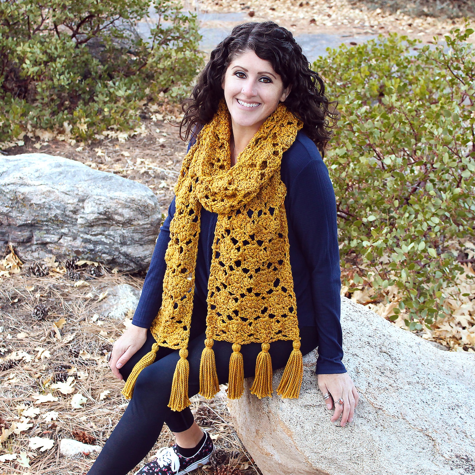 Crochet Pattern - Aspen Scarf - PDF - Etsy