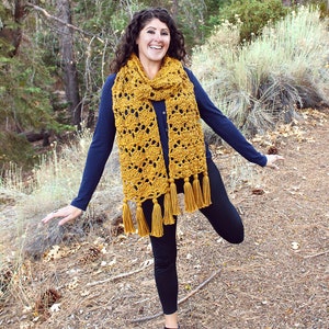 Crochet Pattern - Aspen Scarf - PDF - Etsy