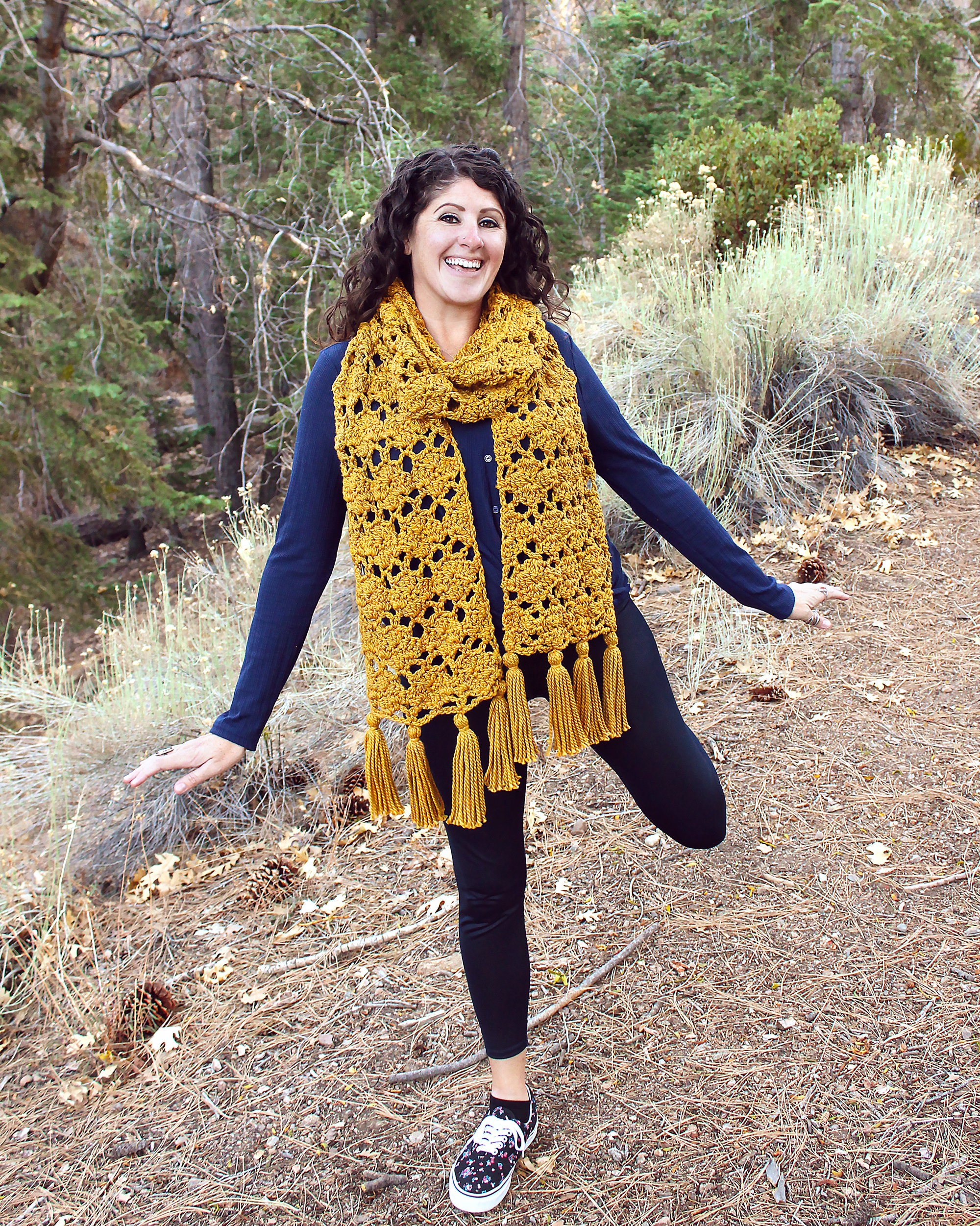 Crochet Pattern - Aspen Scarf - PDF - Etsy