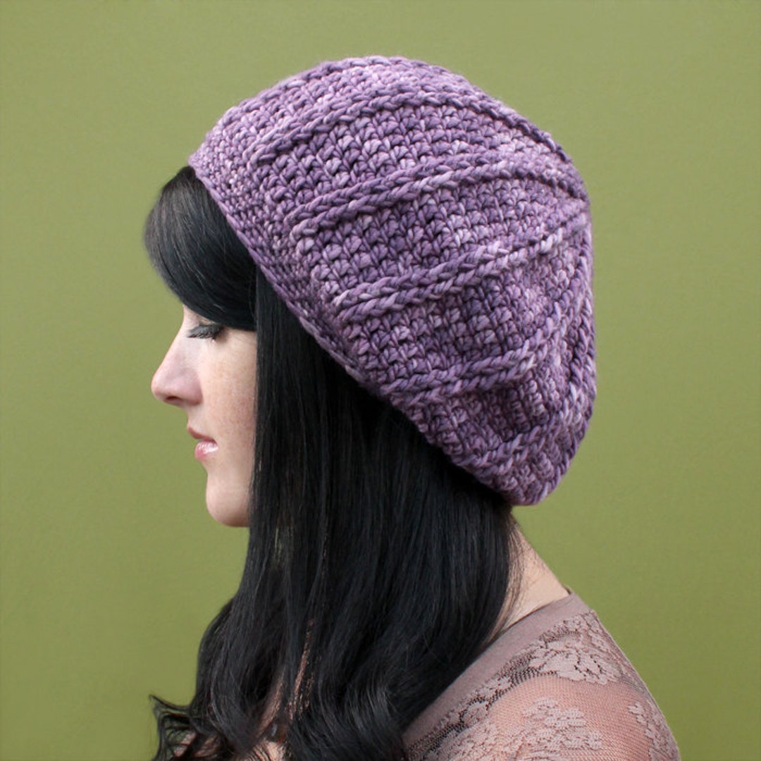 Crochet Pattern - Ferris Wheel Slouchy Hat - PDF - Etsy