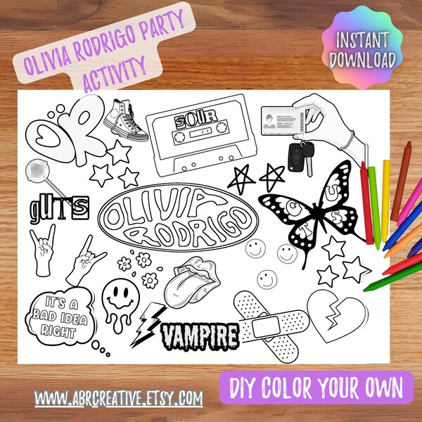 Olivia Rodrigo - Etsy