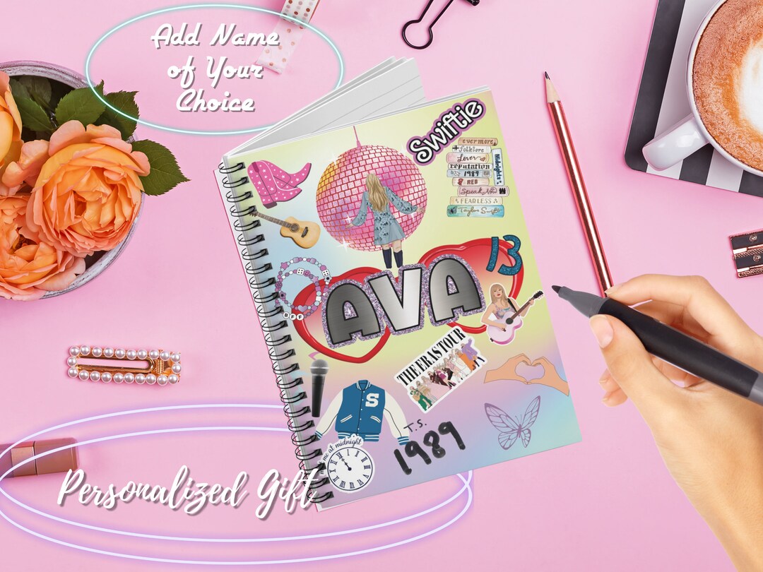 Taylor Swift Swiftie Era Notebook Journal Notepad for Swiftie, Party ...